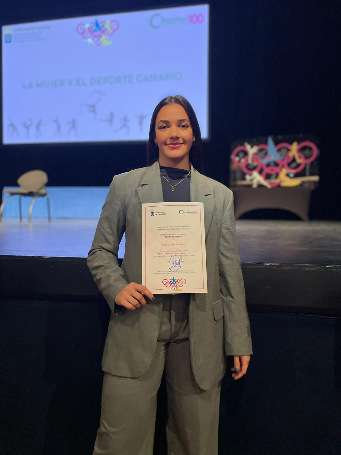 Laura Volo Machín, Estudiante de 2º de GCAFD, Reconocida por sus ...
